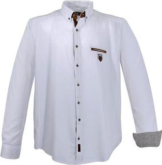 Lavecchia Chemise Tendance pour Hommes Grandes Tailles Blanc, PartnerAttributGr&ouml;&szlig;en:7XL