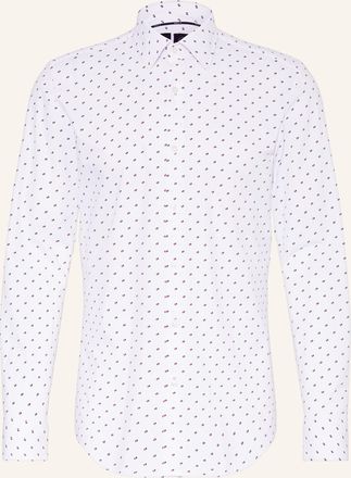HUGO BOSS Hemd Hank Slim Fit weiss