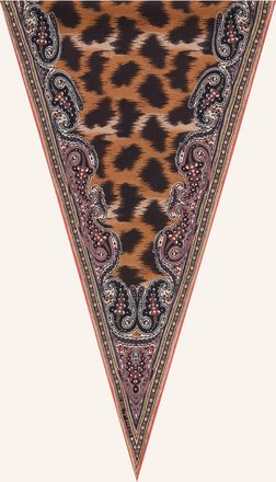 Etro Etro Dreieckstuch Aus Seide braun