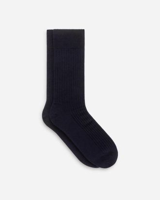 Arket Gerippte Socken Aus Supima-Baumwolle -Blau