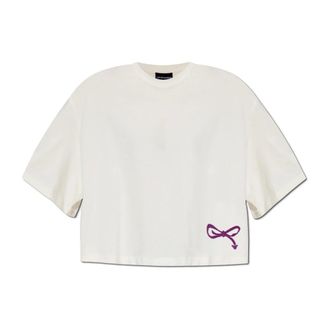 Emporio Armani Femme, Tops, Beige, Taille: 40 FR T-shirt Oversize