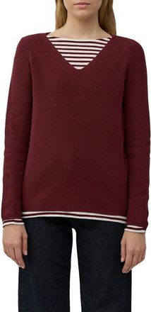 s.Oliver Strickpullover mit V-Ausschnitt