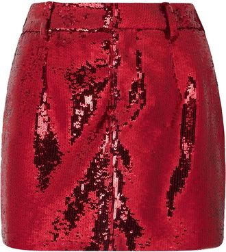 Philipp Plein Femme, Jupes, Rouge, Taille: 36 FR Mini-jupe