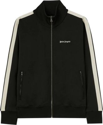 Palm Angels Zip-Through Sweatshirt - - Sweatshirts & Hoodies - Herren - Schwarzk - M