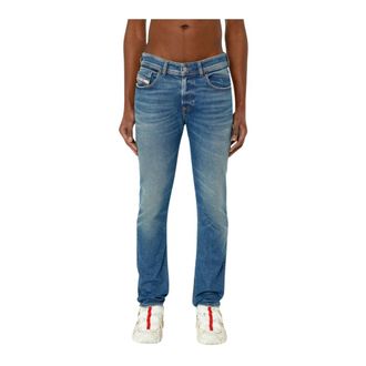 Diesel Jean Skinny Stretch Taille Basse - Homme - Jeans - Bleu - Taille: W28 L32