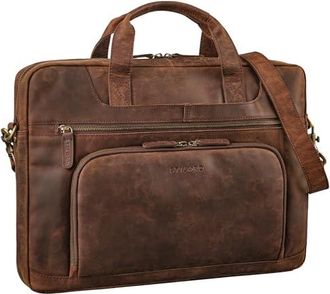 STILORD Cyrus Grand Sac Ordinateur 17 Pouces Homme Cuir Vintage Sac daffaire Cuir V&eacute;ritable Sac &agrave; Bandouli&egrave;re pour Laptop 17,3 Pouces Travail Voyage, Couleur: