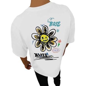 Generic T-shirt pour homme - Dos imprim&eacute; - T-shirt d&eacute;t&eacute; &agrave; manches courtes - T-shirt tendance - Style r&eacute;tro - Chemise d&eacute;contract&eacute;e pour gar&ccedil;on - Col rond - Gra