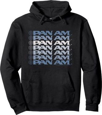 Pan Am Hellblau Farbverlauf Cascade Pullover Hoodie
