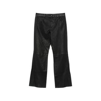 Amiri Panelled Leather Hosen - - Trousers - Herren - Schwarzk - XL