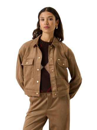 Garcia Kurzjacke Casual,Polyester,Unifarben,Umlegekragen,Langarm,Relaxed Fit