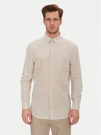 Calvin Klein Hemd K10K114488 Beige Regular Fit