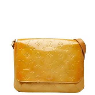 Louis Vuitton Pre-owned Sac bandouli&egrave;re Thompson Street Monogram Vernis - Femme - Pre-owned - Jaune - Taille: ONE Size