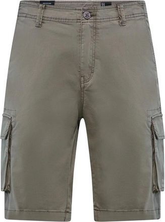 Bomboogie Homme, Shorts, Beige, Taille: W36 Cargo Bermuda Shorts en Gabardine de Coton