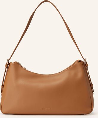 Seidenfelt Manufaktur Schultertasche Nelma braun