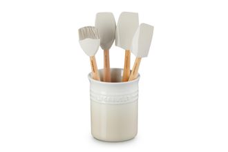 LE CREUSET Le Creuset Classic Kochkellen-Set 5tlg. Craft (1.1 L), Meringue, 79003007160000