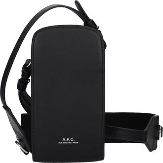 A.P.C. Hommess Sac Bandouli&egrave;re Cuir Noir