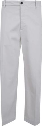 Nine In The Morning Homme, Pantalons, Beige, Taille: M Wide Pantalons