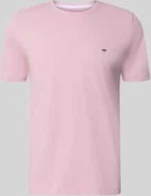 Fynch-Hatton T-Shirt mit Rundhalsausschnitt und Label-Stitching