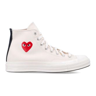 Converse Rote Herz High Top Sneakers - - Shoes - Herren - Wei&szlig; - 41 1/2 EU