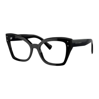Dolce & Gabbana Schwarze Brillenfassungen Sonnenbrille - - Accessories - Damen - Schwarzk - 53 MM