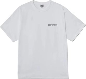 Obey Homme, Tops, Blanc, Taille: XL T-shirt