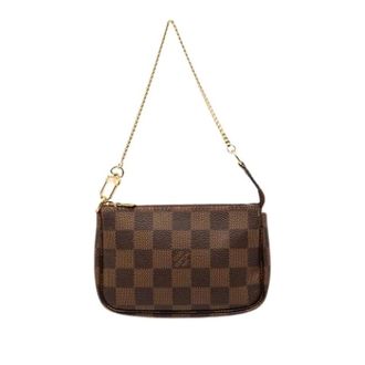 Louis Vuitton Pre-owned Mini Pochette Accessoires - Femme - Pre-owned - Brun - Taille: ONE Size