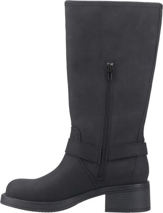Rocket Dog Nash Biker Stiefel f&uuml;r Damen, Hoch geschnitten (Schwarz)