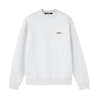 Jacquemus Gros Grain Zip Sweatshirt - - Sweatshirts & Hoodies - Herren - Grau - XL