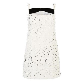Nina Ricci Mini-Kleid mit eckigem Ausschnitt - - Dresses - Damen - Wei&szlig; - S