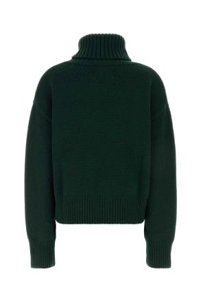 Extreme Cashmere Crop Sweater - Green