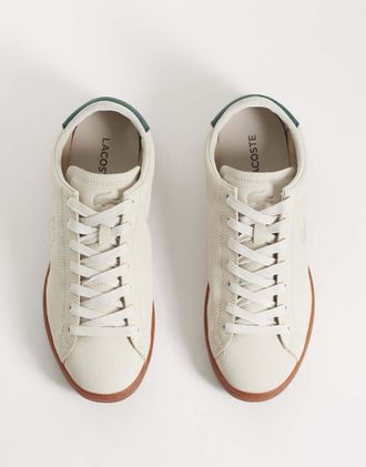 Lacoste Carnaby Set sneaker &agrave; semelle gomme en blanc