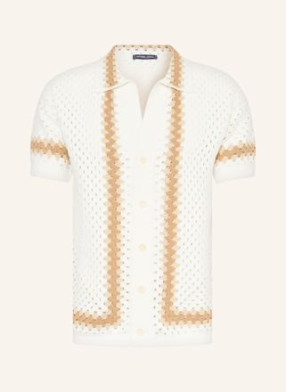 Frescobol Carioca Frescobol Carioca Kurzarm-Hemd Pinto Comfort Fit weiss
