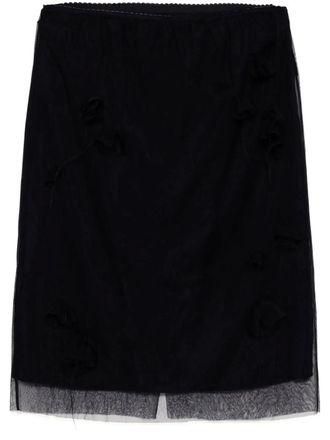 JNBY jupe crayon Gauze - Noir