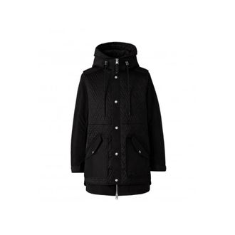 Mackage Femme, Manteaux, Noir, Taille: 38 FR Manteau Melda