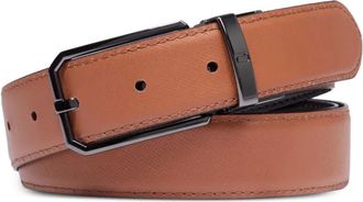 Lancel ceinture à design réversible - Marron