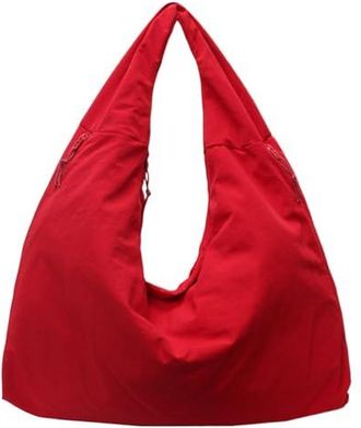 Generico Tote Bags - Womens Tote | Large fourre-tout pour femme | Solid Color Textured Draped Tote Bag | Stellaya Large Capacity Fashion Polyvalent Shoulder Ba