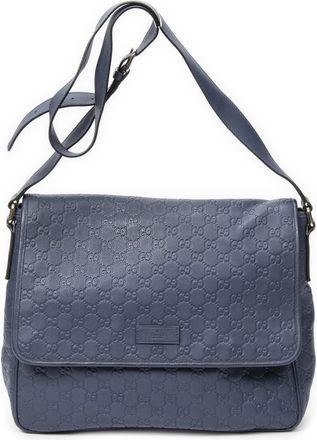 Gucci Crossbody Bags - Flap Messenger - Gr. unisize - in Blau - f&uuml;r Damen