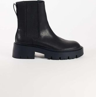Topshop Leon bottines Chelsea chunky noires