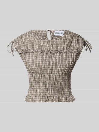Daisy Street Top mit Smoktaille Modell SHERBET