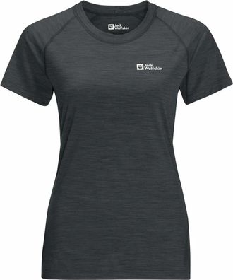 Jack Wolfskin Damen, Oberteile, Schwarzk, LGr&ouml;&szlig;e