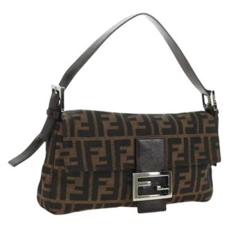 Fendi Sac bandouli&egrave;re Zucca Canvas Pre-owned - Femme - Pre-owned - Brun - Taille: ONE Size