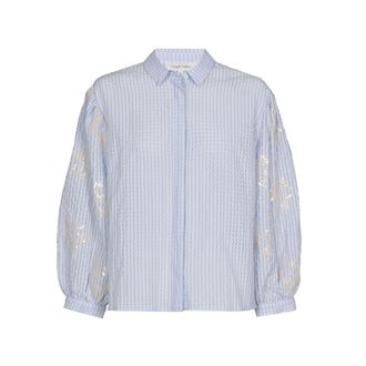 Marie M&eacute;ro Damen, Blusen & Hemden, Blau, 3XLGr&ouml;&szlig;e
