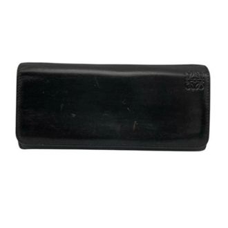 Loewe Portefeuille long (bi-pli) Pre-owned - Femme - Pre-owned - Noir - Taille: ONE Size
