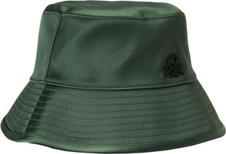 Benetton Damen Cappello 6vwjda018 Hut, grün, L