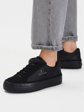 Calvin Klein Sneakers Vulc Flatf Laceup Ny-Su HW0HW03086 Schwarz