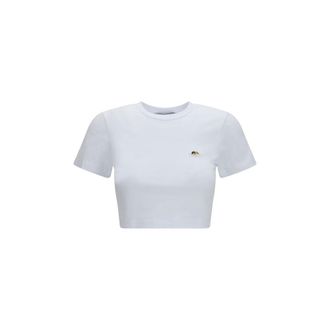 Fiorucci Wei&szlig;es Baumwoll-T-Shirt