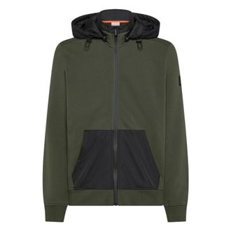 Sun 68 Zip Hoodie Bomber mit abnehmbarer Kapuze - - Sweatshirts & Hoodies - Herren - Gr&uuml;n - L