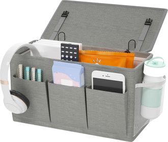 Generico Nachttisch-Organizer f&uuml;r Studentenwohnheim, Organizer f&uuml;r Nachttisch, Schlafzimmer, verstellbare Halterung f&uuml;r Telefon, B&uuml;ro, Schmuck, Wand, Universit