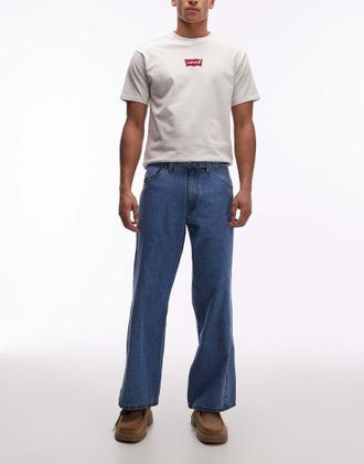 Levi's Jean baggy &agrave; coutures tournantes - Bleu moyen d&eacute;lav&eacute;