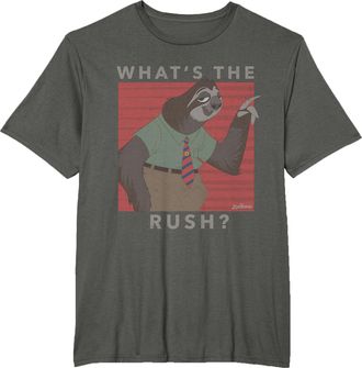 Disney Zootropolis Flash Whats The Rush T-Shirt